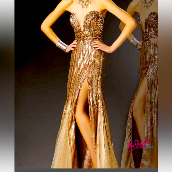 Mac Duggal | Dresses | Sherri Hill Mac Duggal Prom Party Dress Sz 8 ...